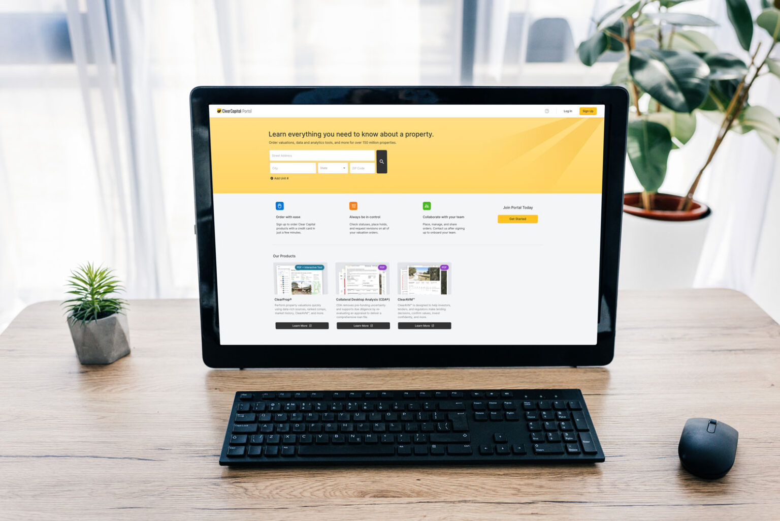 Access ClearAVM in seconds with our Product Portal
